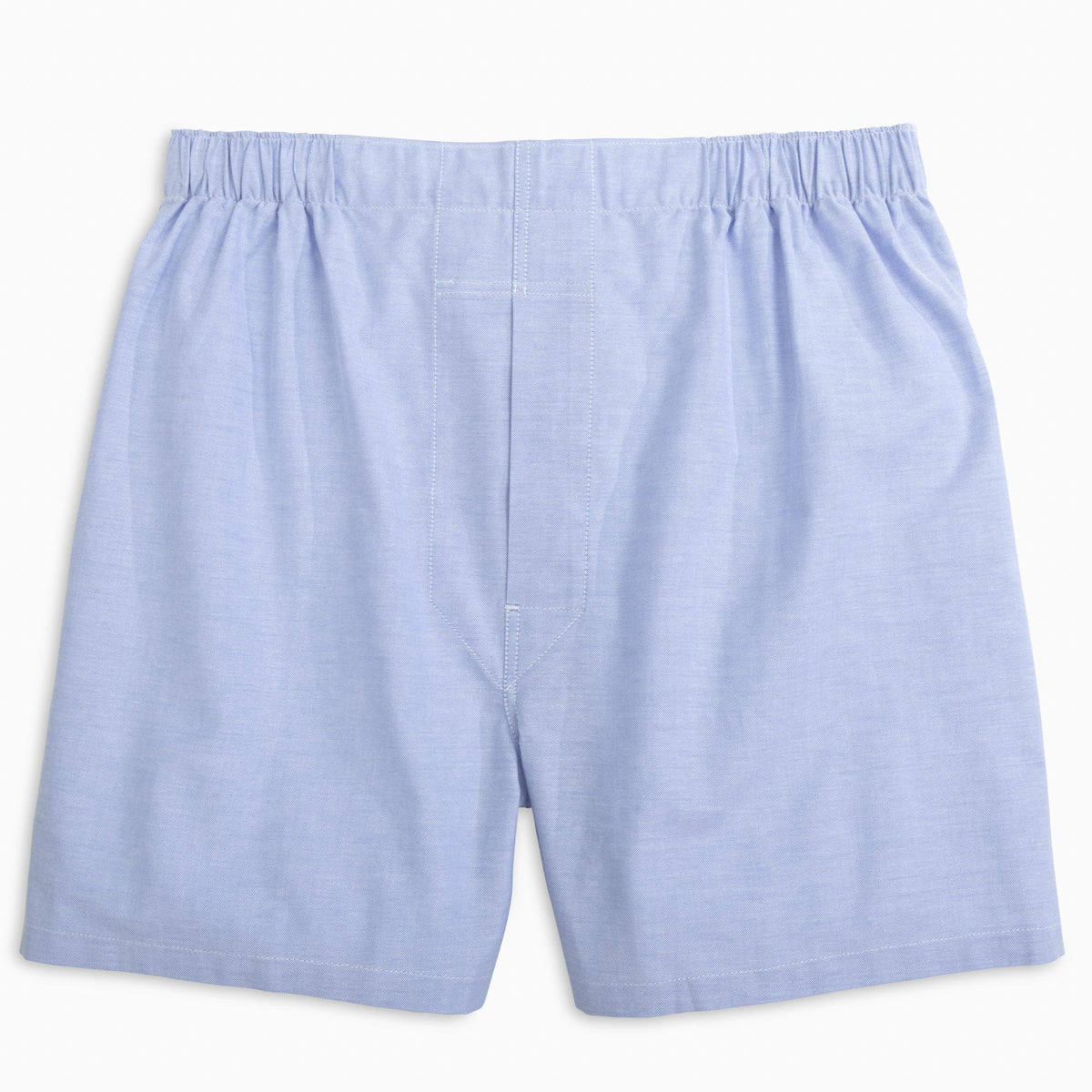 4-Pack Men’s Blue Solid Oxford 100% Cotton Boxer Shorts (Style BB107 ...