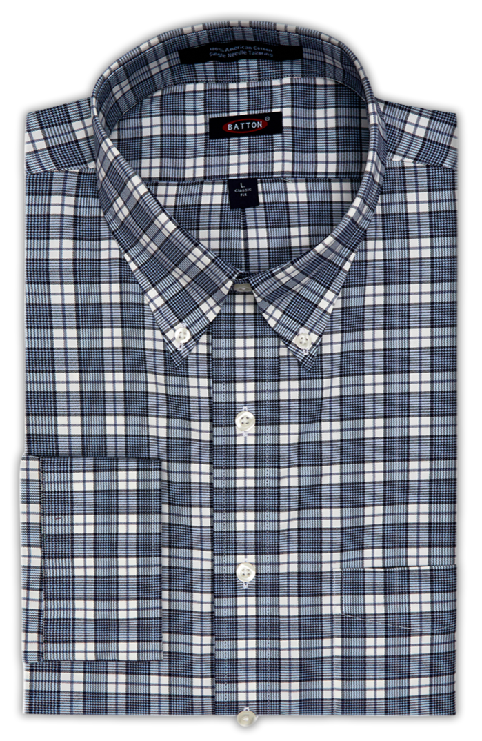 Dwight Non-Iron Cotton Sport Shirt – Batton