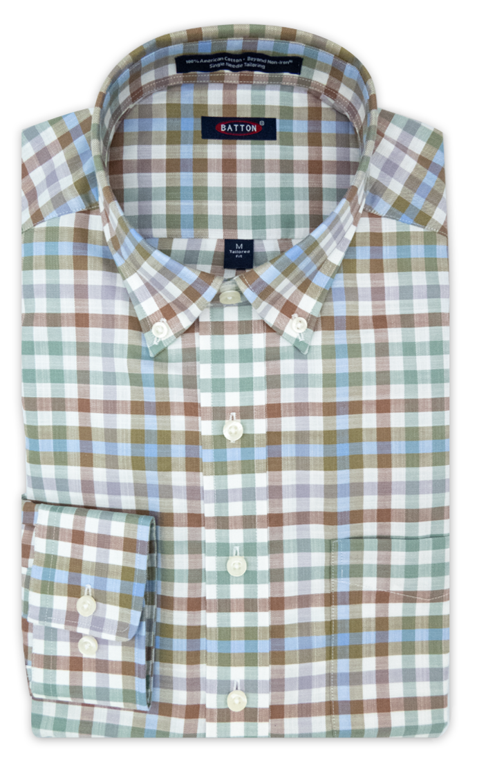 Bruce Non-Iron Cotton Sport Shirt – Batton