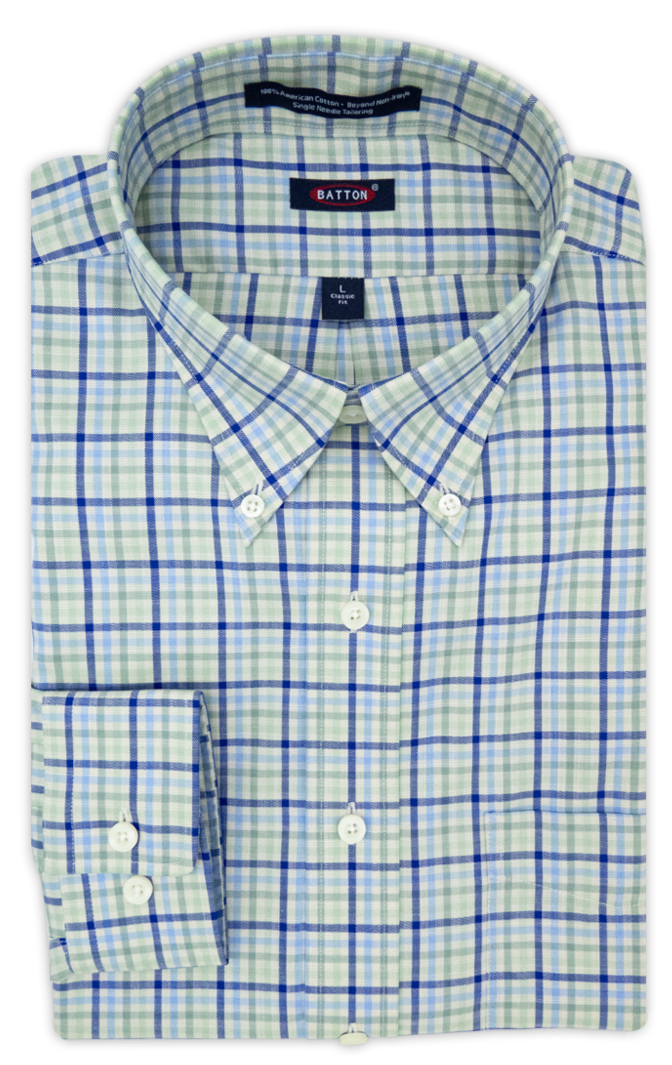 Jeff Non-Iron Cotton Sport Shirt – Batton