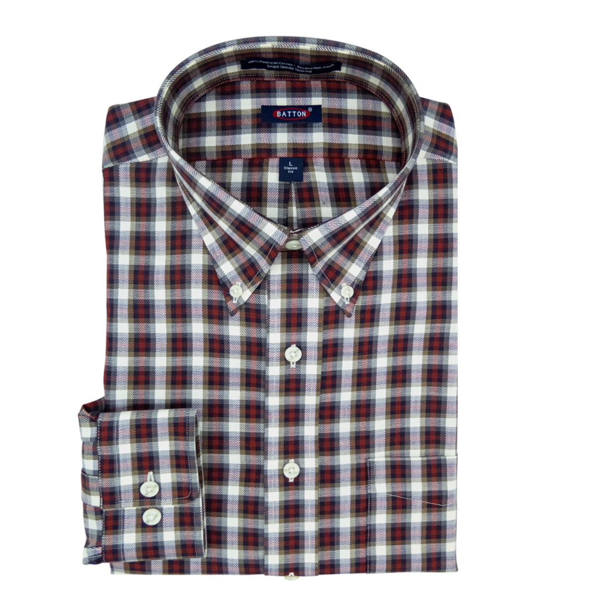 Julius Non-Iron Cotton Sport Shirt – Batton