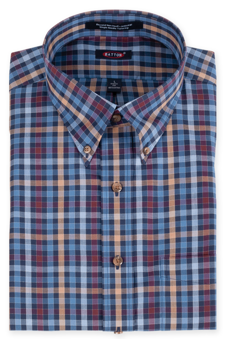 Levi Non-Iron Cotton Sport Shirt – Batton