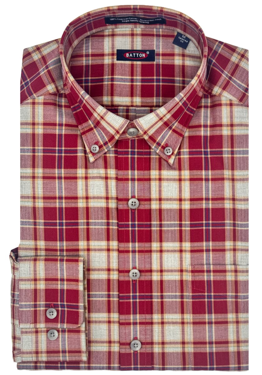 Murray Non-Iron Cotton Sport Shirt – Batton