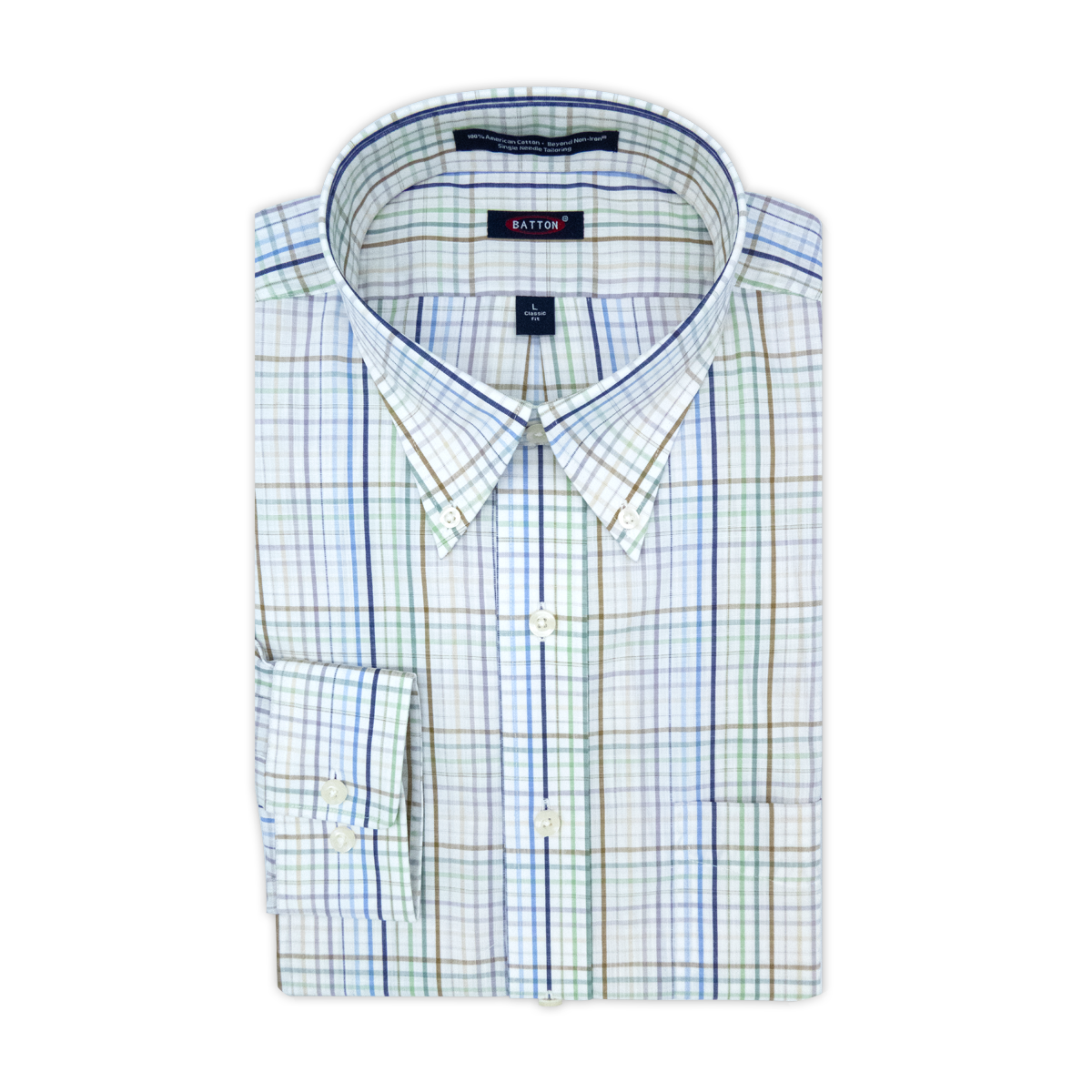 Oscar Non-Iron Cotton Sport Shirt – Batton