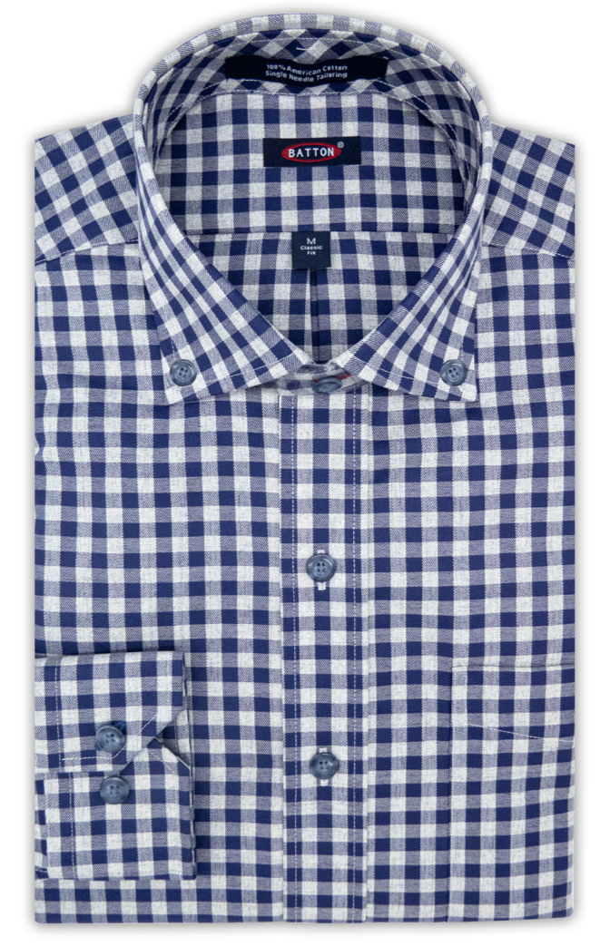 Walden Non-Iron Cotton Sport Shirt – Batton