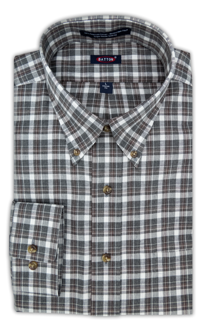 Adam Non-Iron Cotton Sport Shirt – Batton