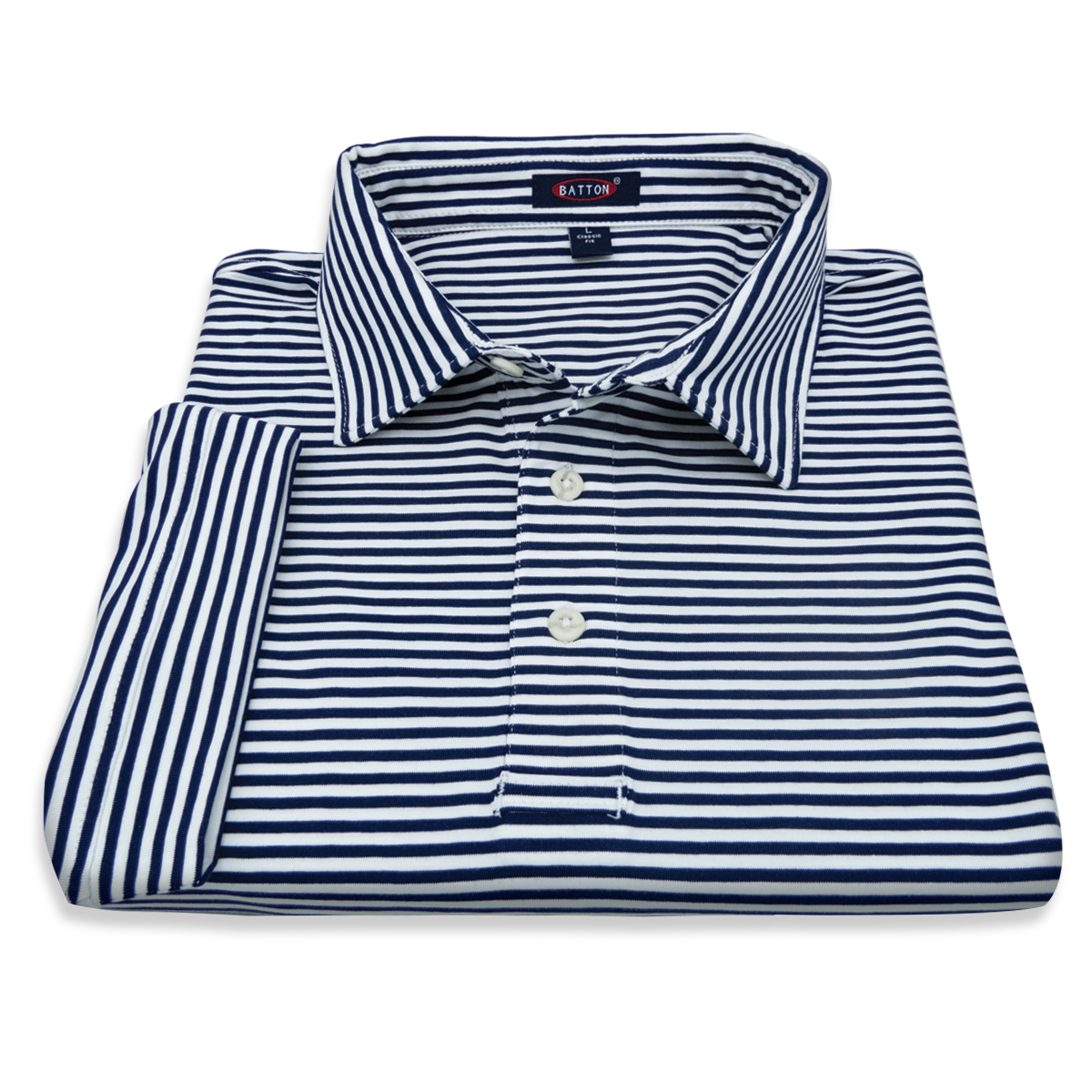 Grady Performance Polo – Navy & White | Batton – Batton