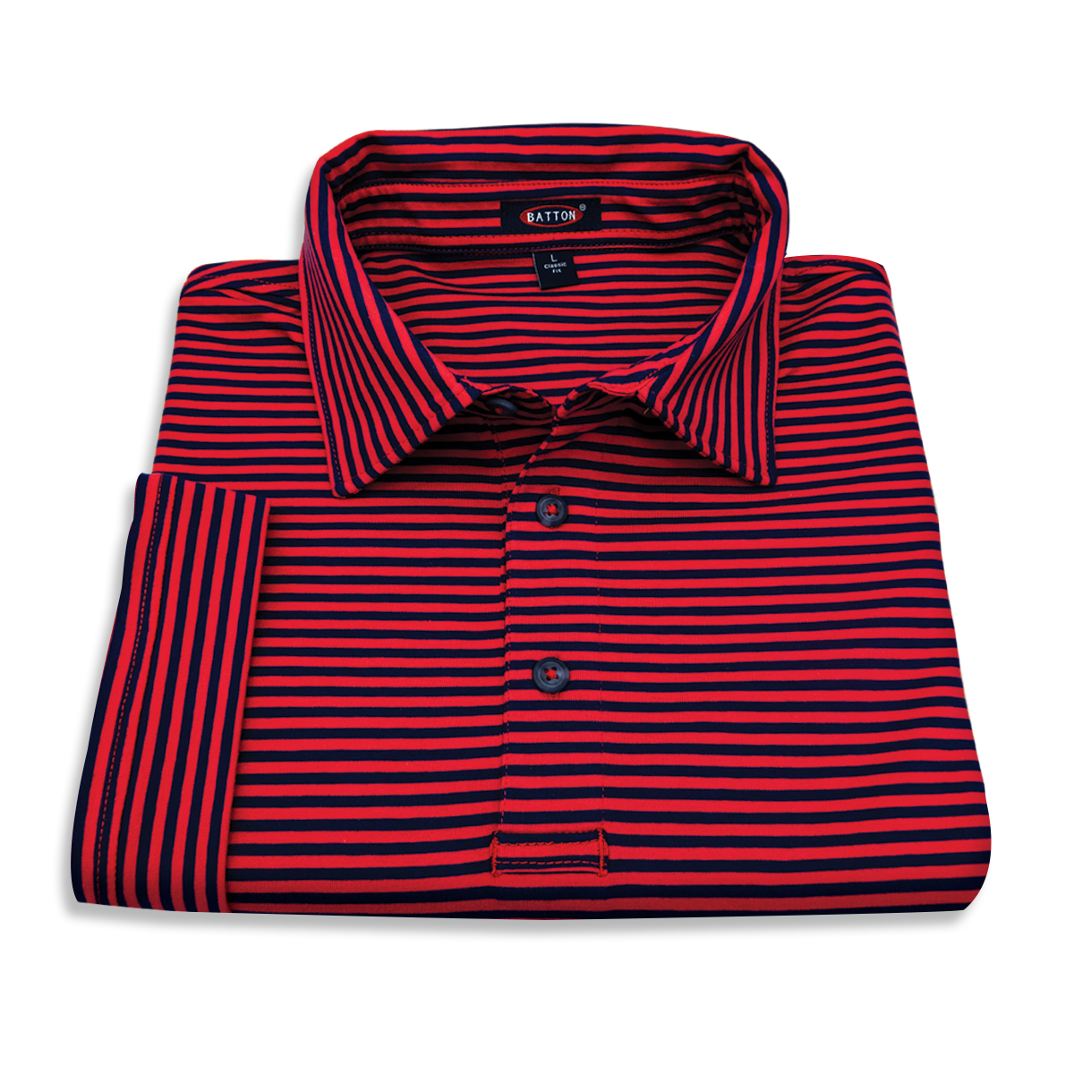 Rudy Performance Polo – Navy & Ruby | Batton – Batton