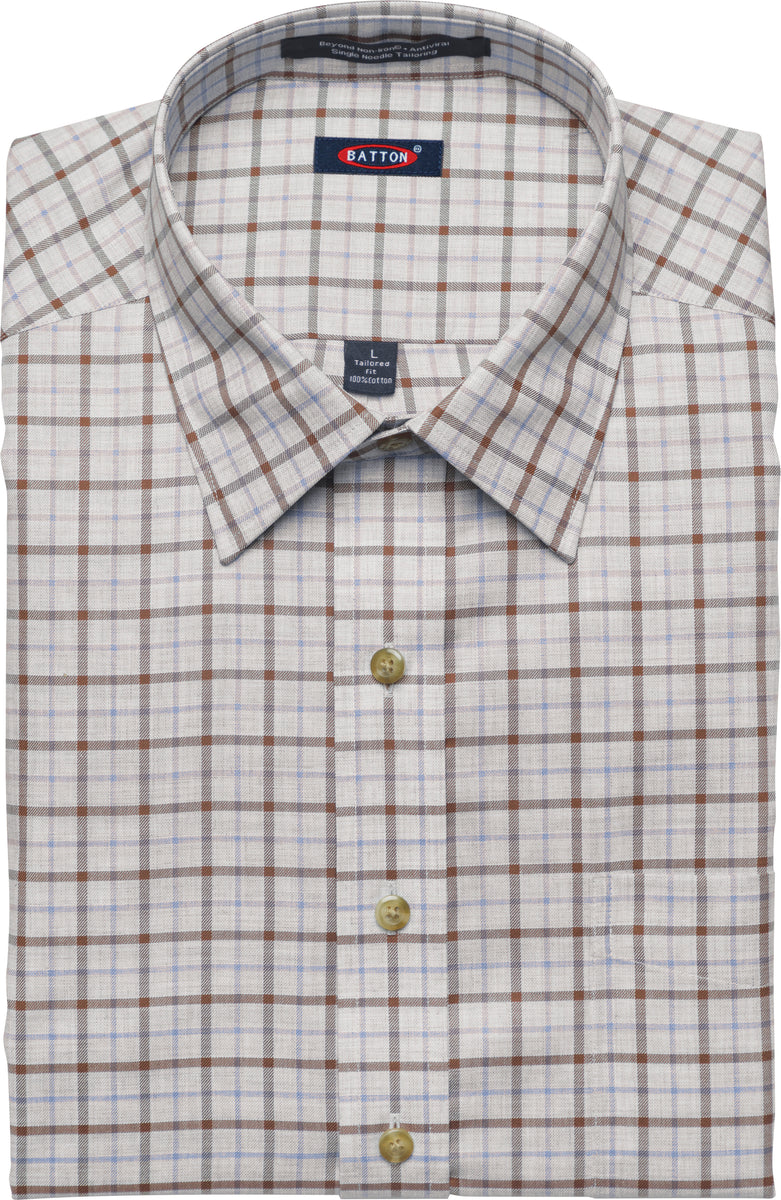 Percy Non-Iron Cotton Sport Shirt – Batton