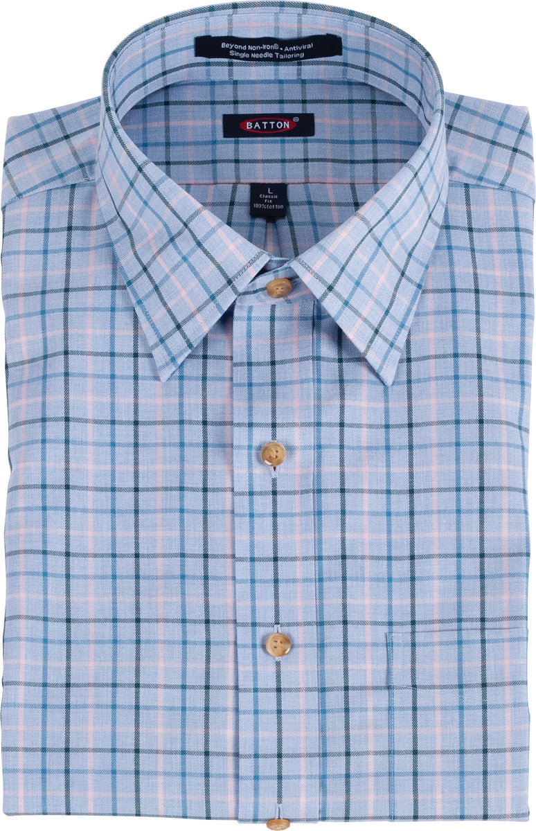 Wesley Non-Iron Cotton Sport Shirt – Batton